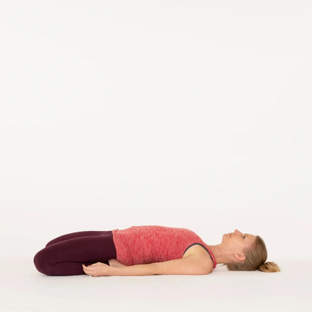 Reclining Hero Pose - Saddle Pose - YogaEasy